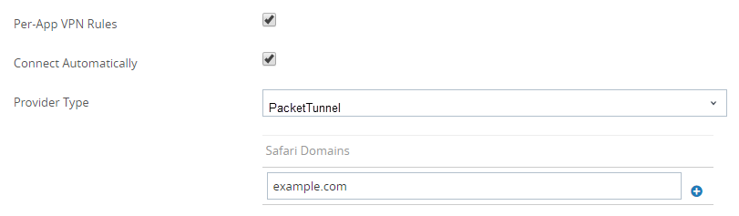 Configure a Per-App VPN Configuration for iOS Endpoints Using Workspace ONE