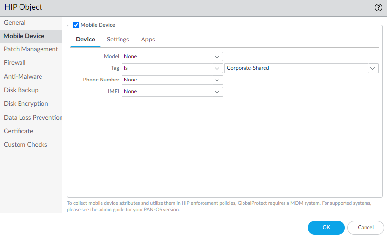 Configure HIP-Based Policy Enforcement