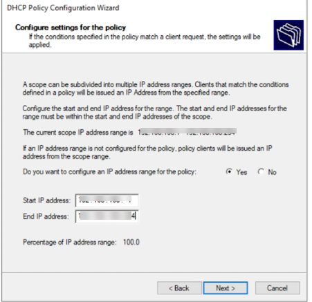 Configure DHCP Server on the Windows Server