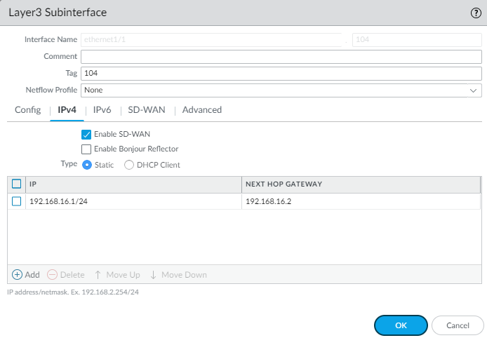 SD-WAN Support for Layer 3 Subinterfaces