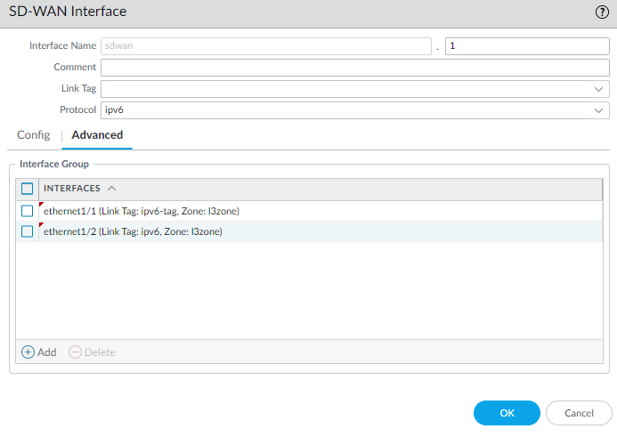 Configure a Virtual SD-WAN Interface