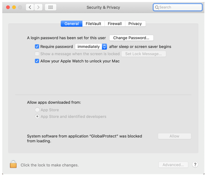 Download and Install the GlobalProtect App for macOS