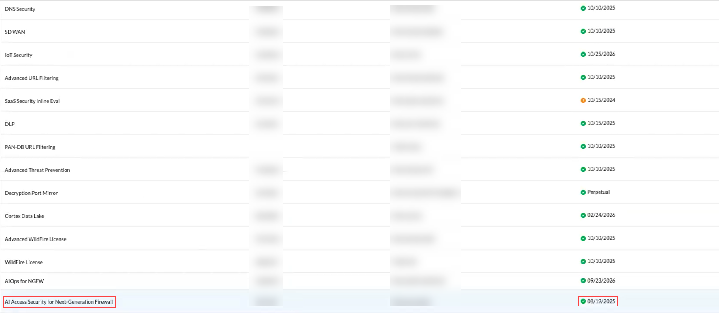 Activate the AI Access Security License