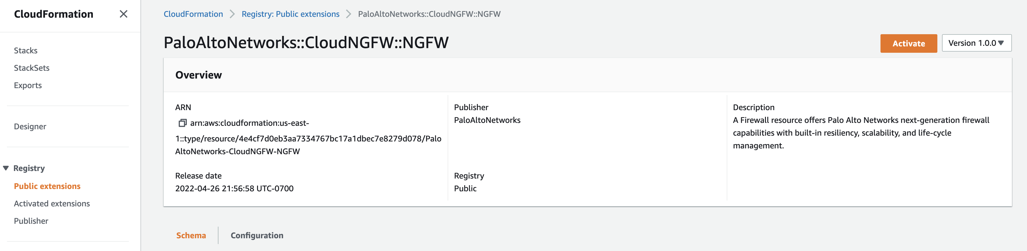 Provision Cloud NGFW Resources to Your AWS CFT