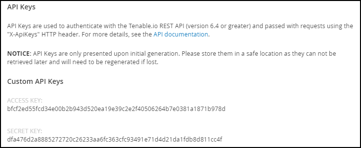 Set up Tenable for Integration