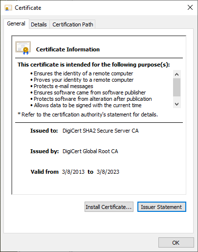 Repair Incomplete Certificate Chains