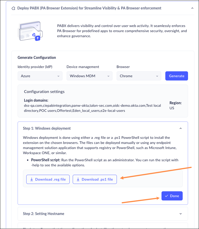 Deploy the Prisma Access Browser Extension