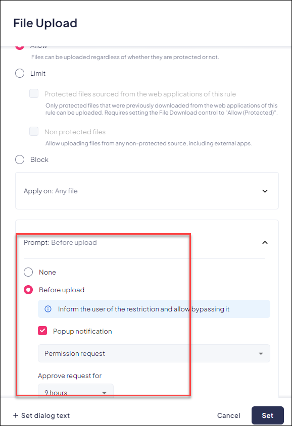 Manage Prisma Access Browser Requests