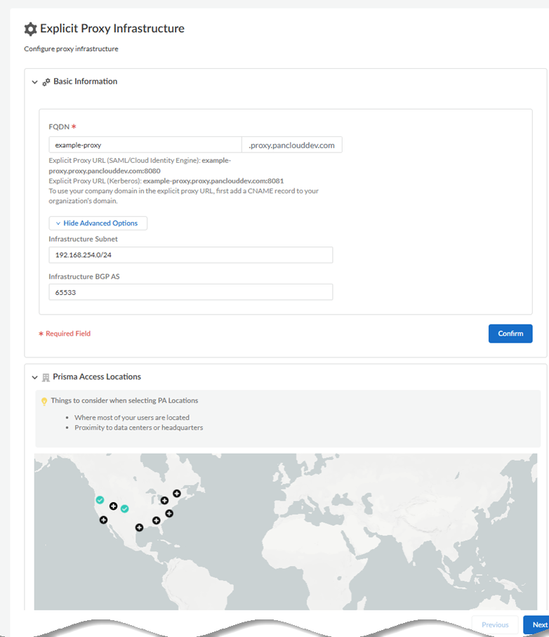 Onboarding Workflow for Prisma Access Explicit Proxy Deployments