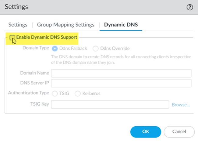 Configure Dynamic DNS Updates for Prisma Access (Managed by Panorama)