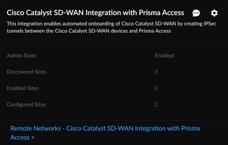 Integrate Prisma Access with Cisco Catalyst SD-WAN