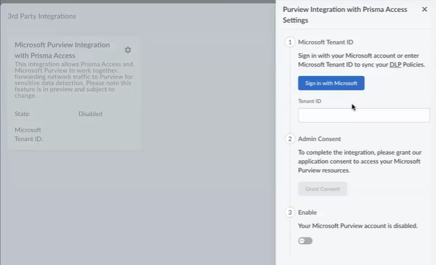 Integrate Prisma Access with Microsoft Purview
