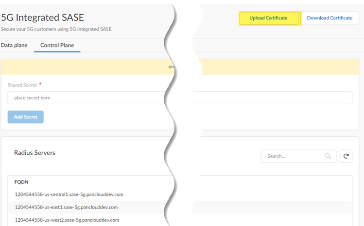 Manage Prisma SASE 5G