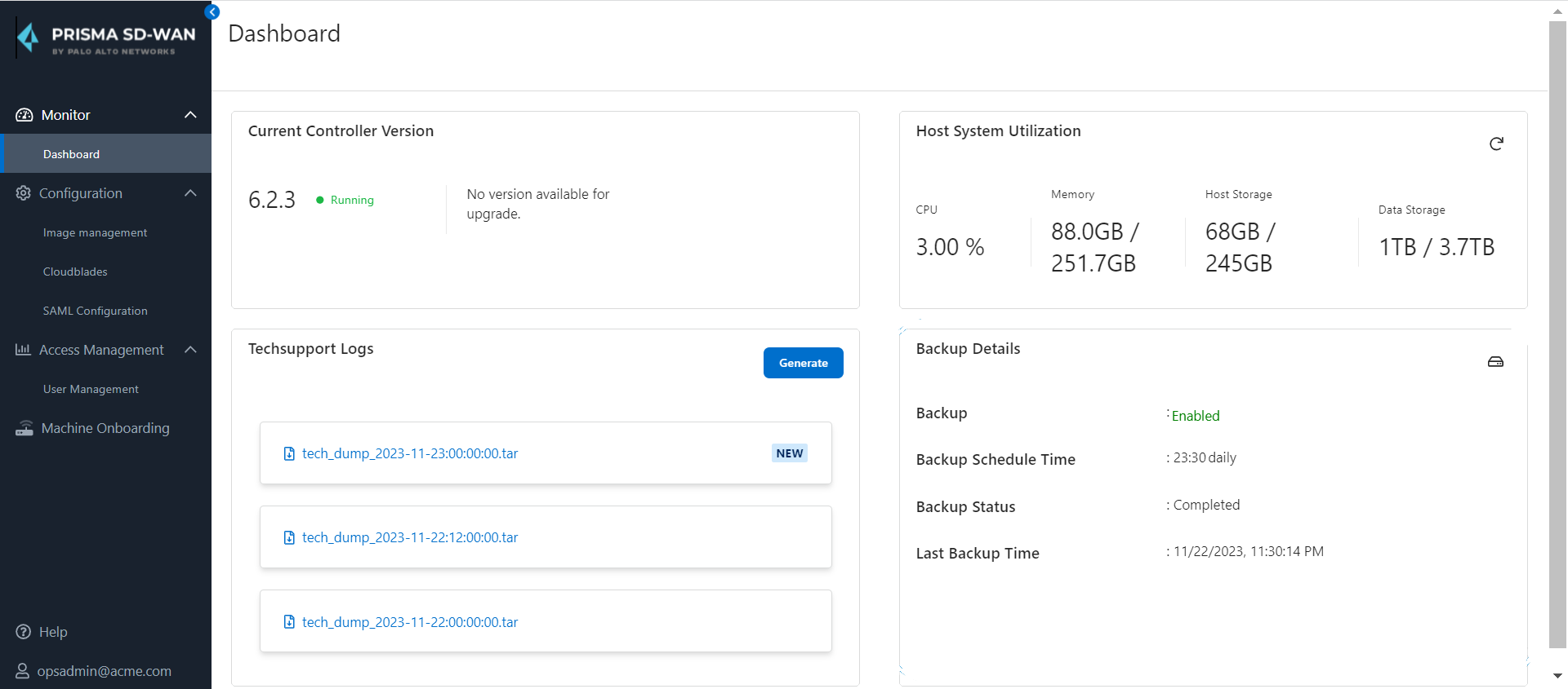 Access the Administrator Console