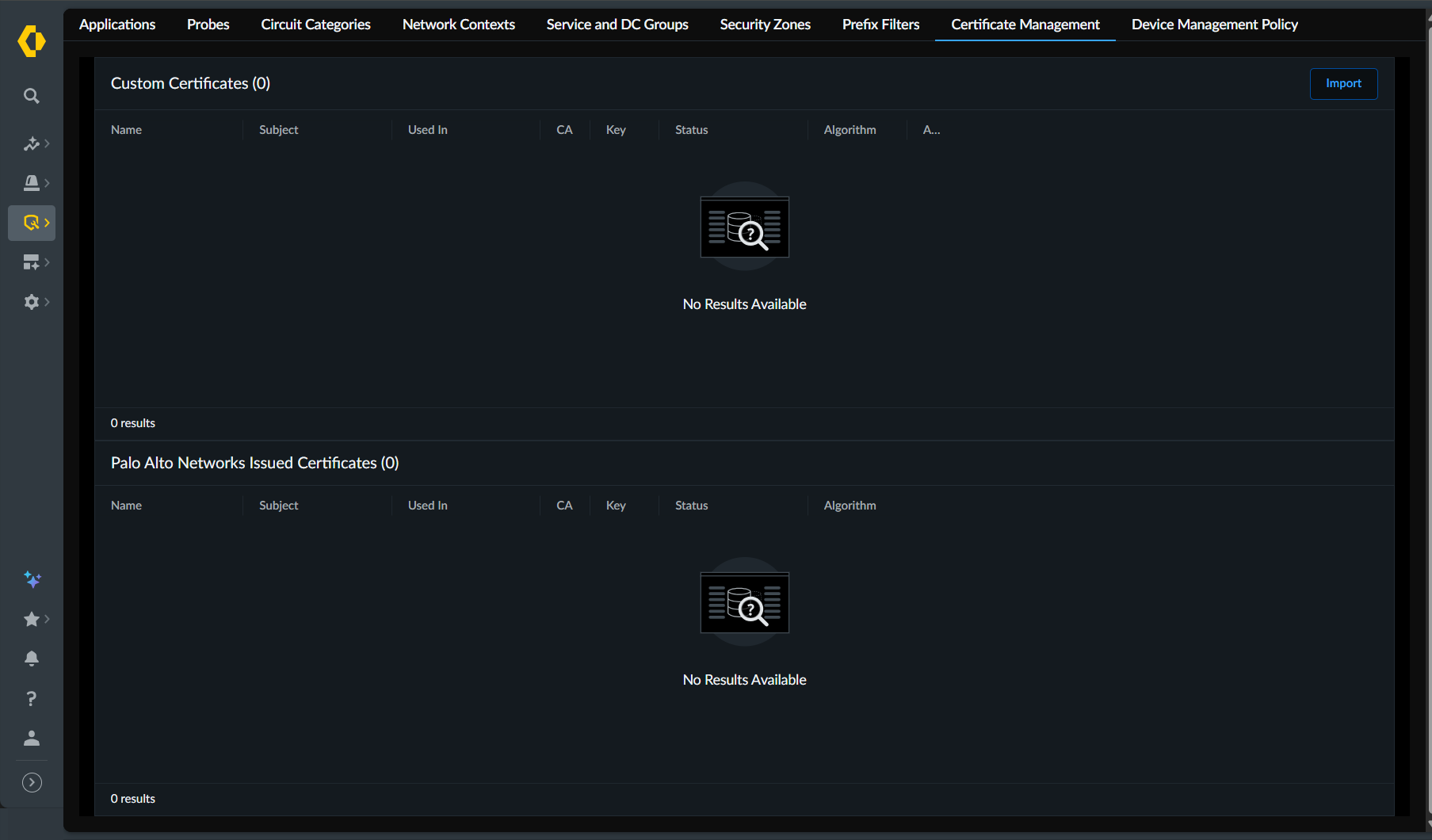 Configure Custom Certificates