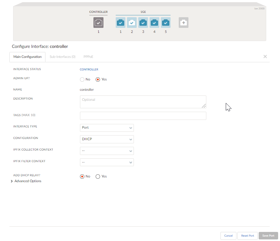 Configure a Controller Port