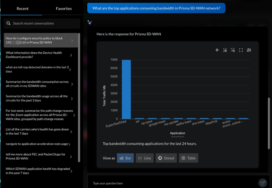 Use Copilot in Prisma SD-WAN