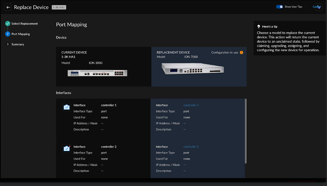 Replace an ION Device in Strata Cloud Manager