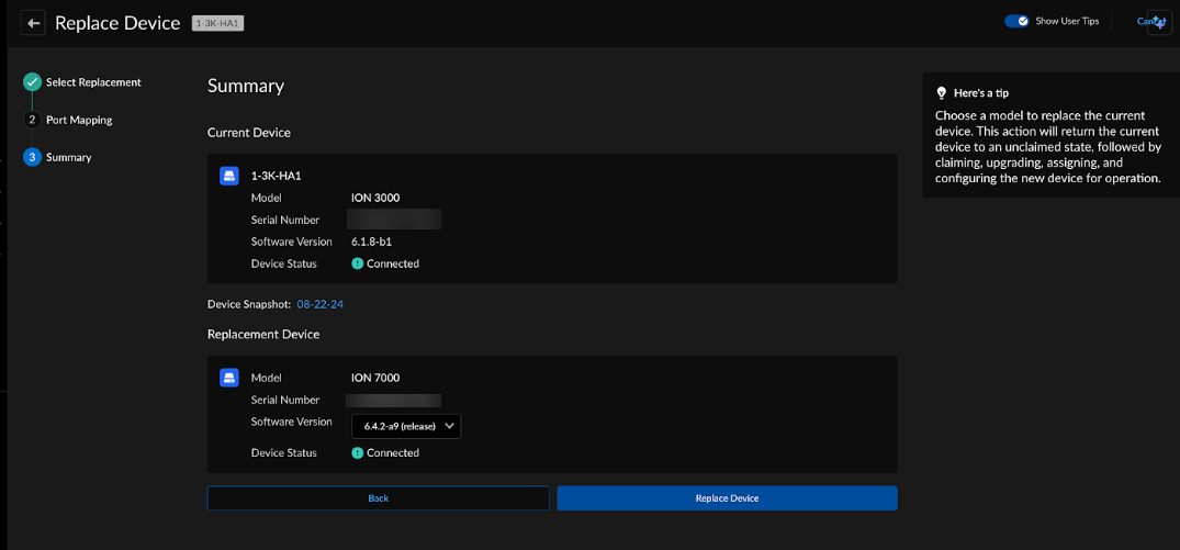 Replace an ION Device in Strata Cloud Manager