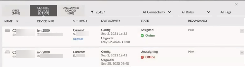 Return the ION Device to Prisma SD-WAN