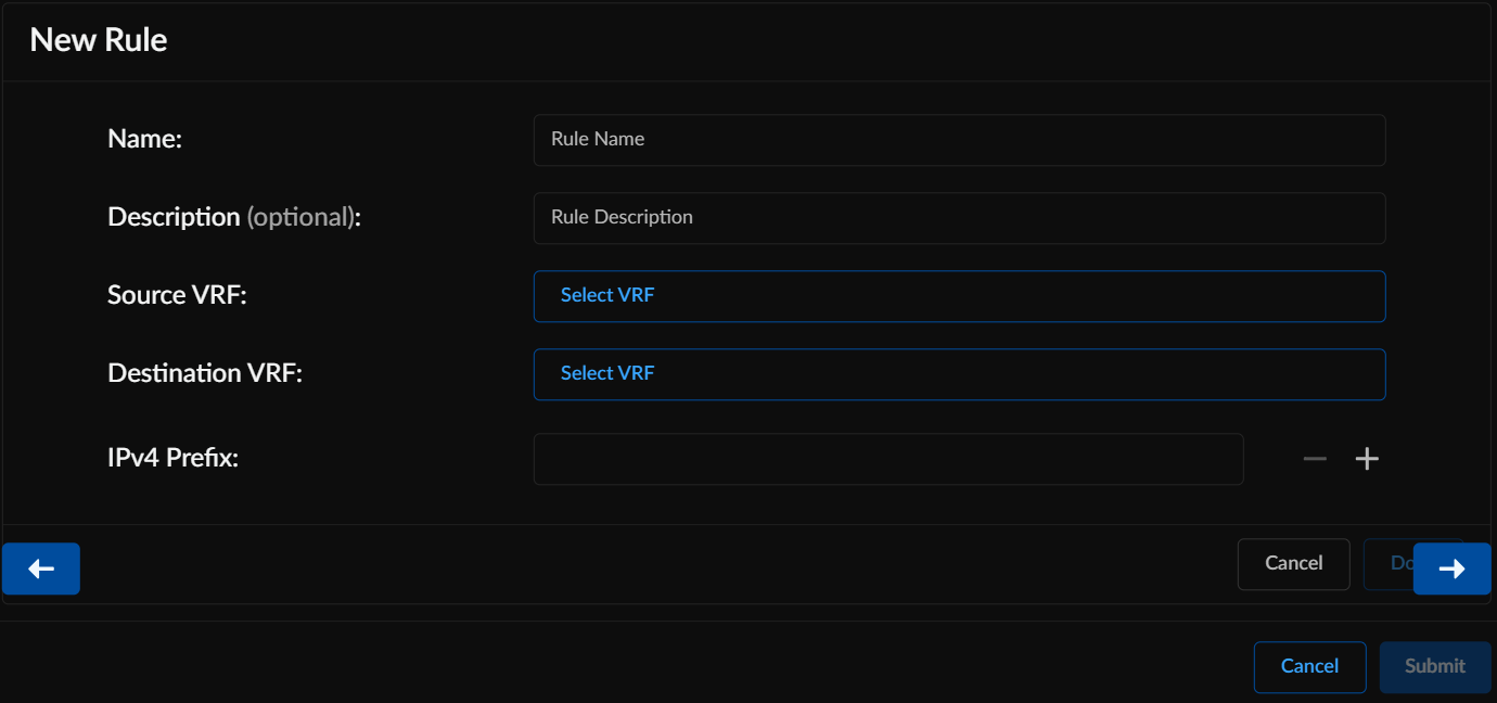 Configure a VRF Profile in Prisma SD-WAN