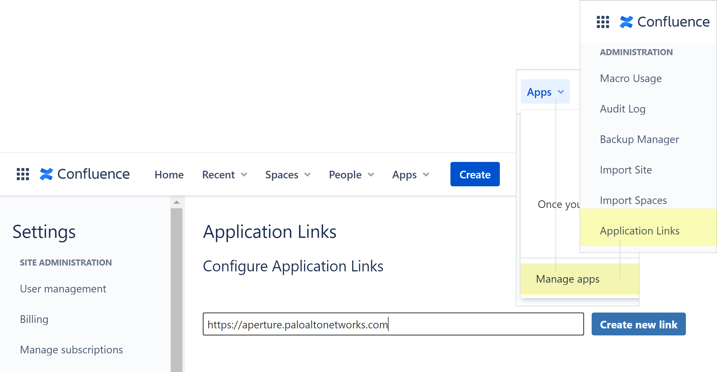Begin Scanning a Confluence App