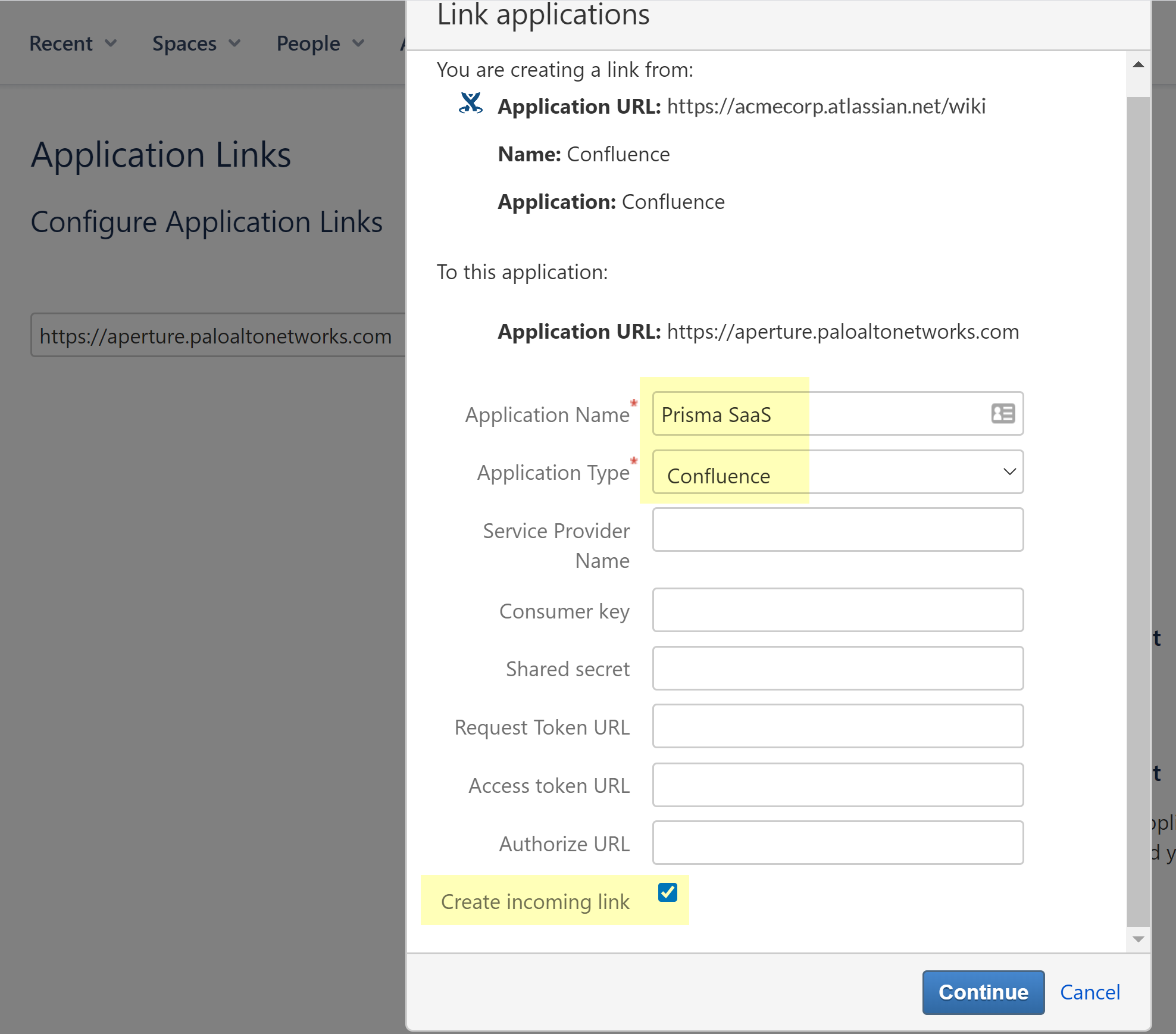 Begin Scanning a Confluence App