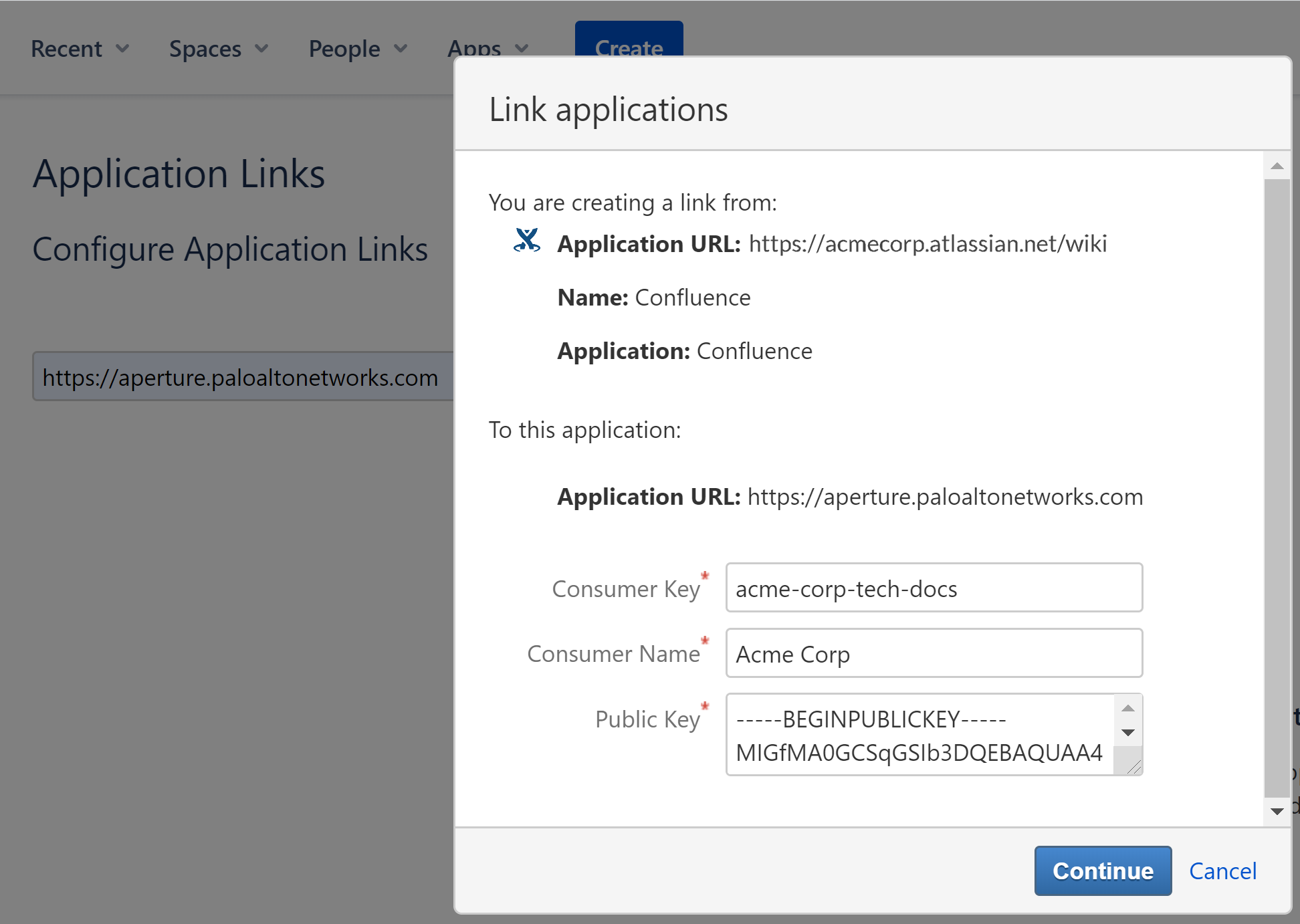 Begin Scanning a Confluence App