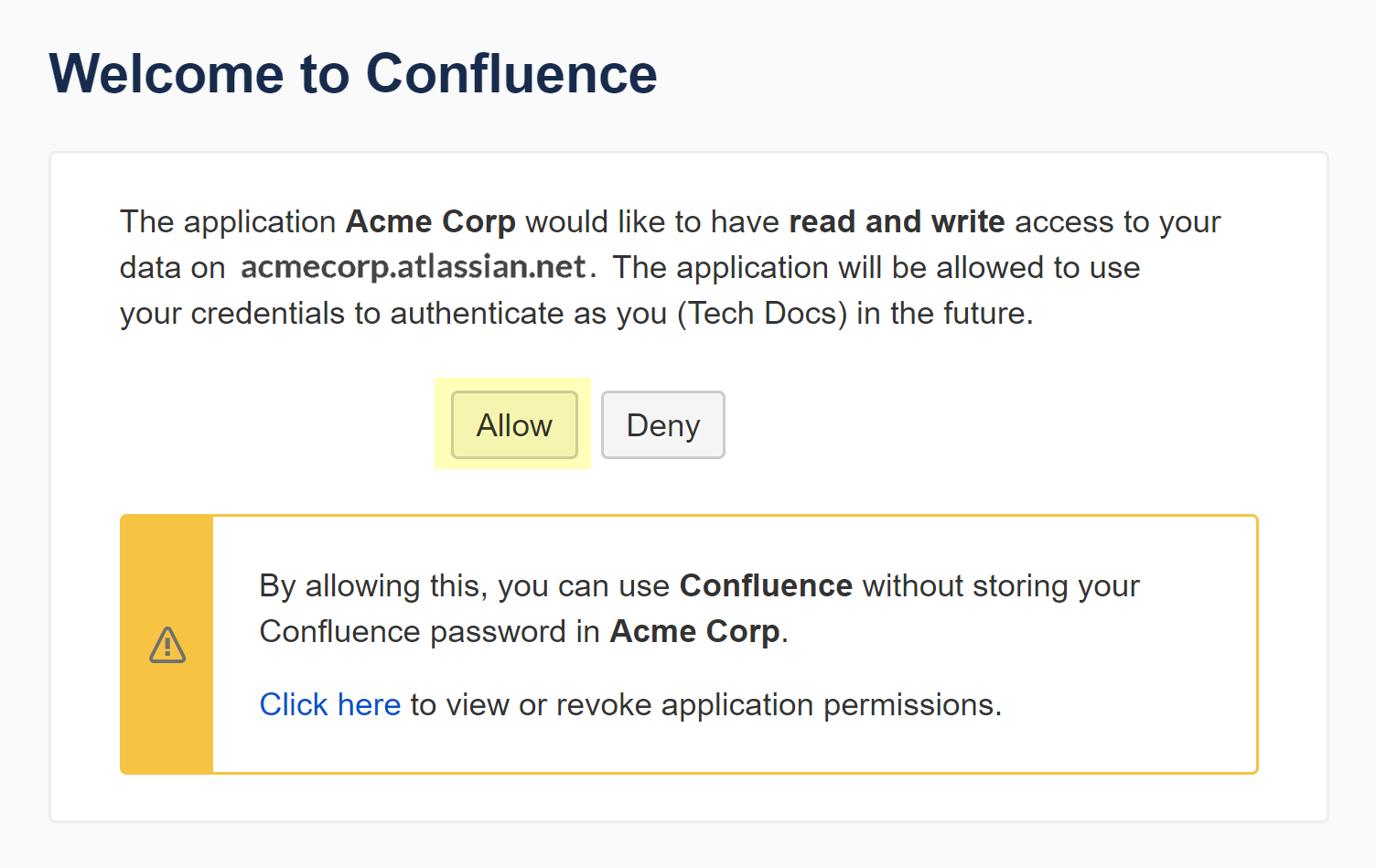 Begin Scanning a Confluence App
