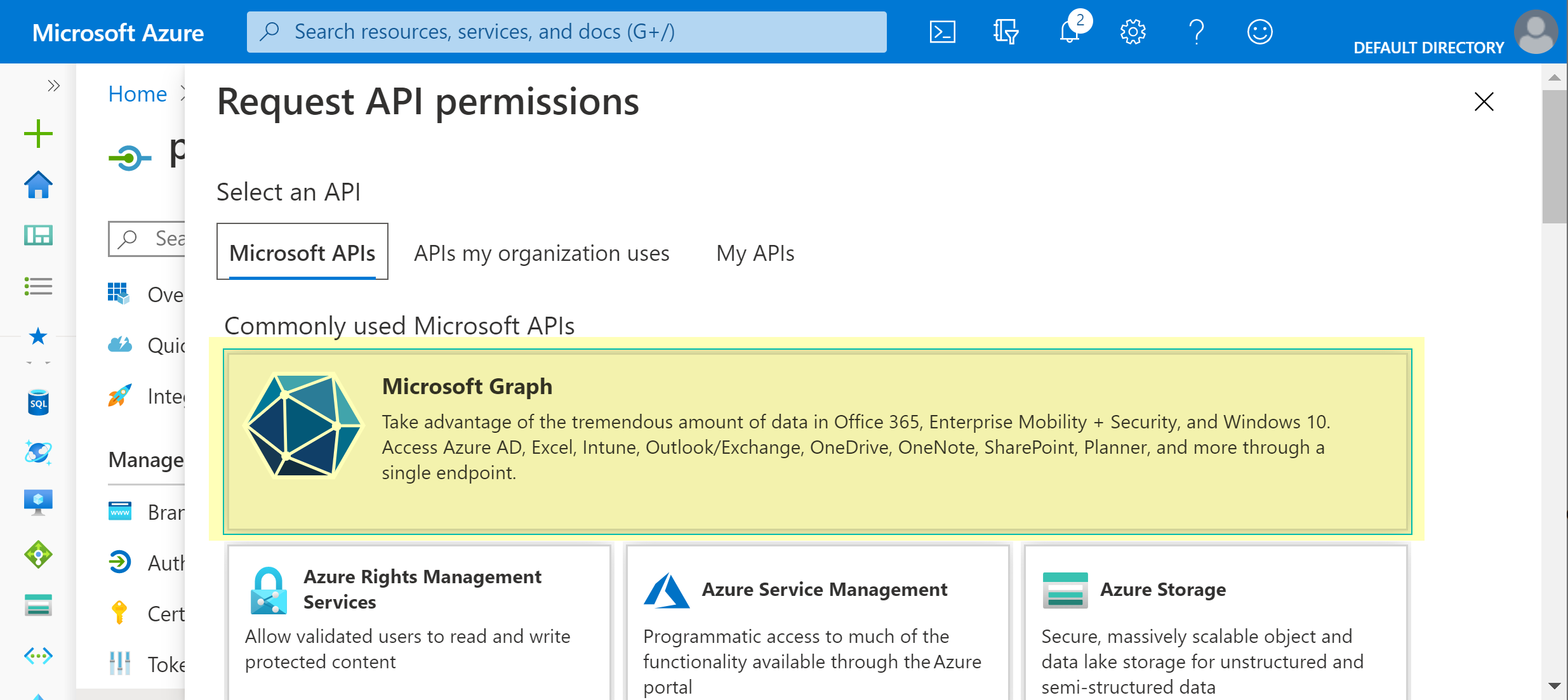 Begin Scanning a Microsoft Azure Storage App
