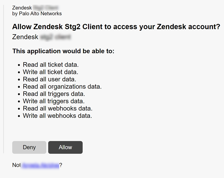 Begin Scanning a Zendesk App