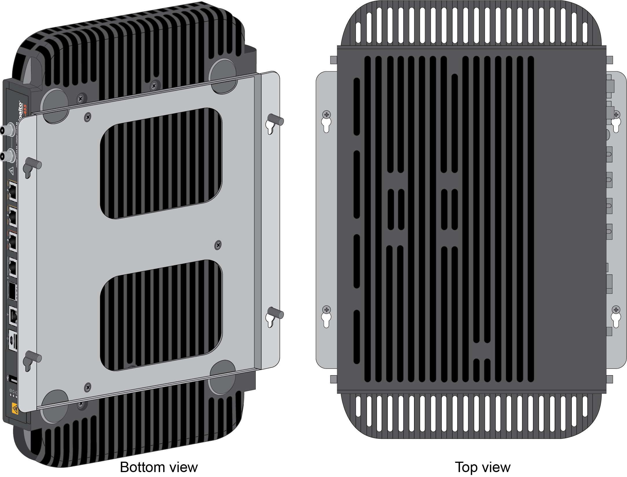 Install the PA-400R Series Firewall on a Wall