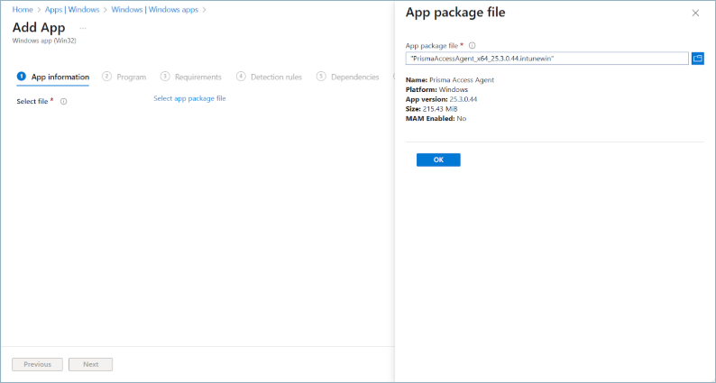 Deploy Prisma Access Agents to Windows Endpoints Using Microsoft Intune