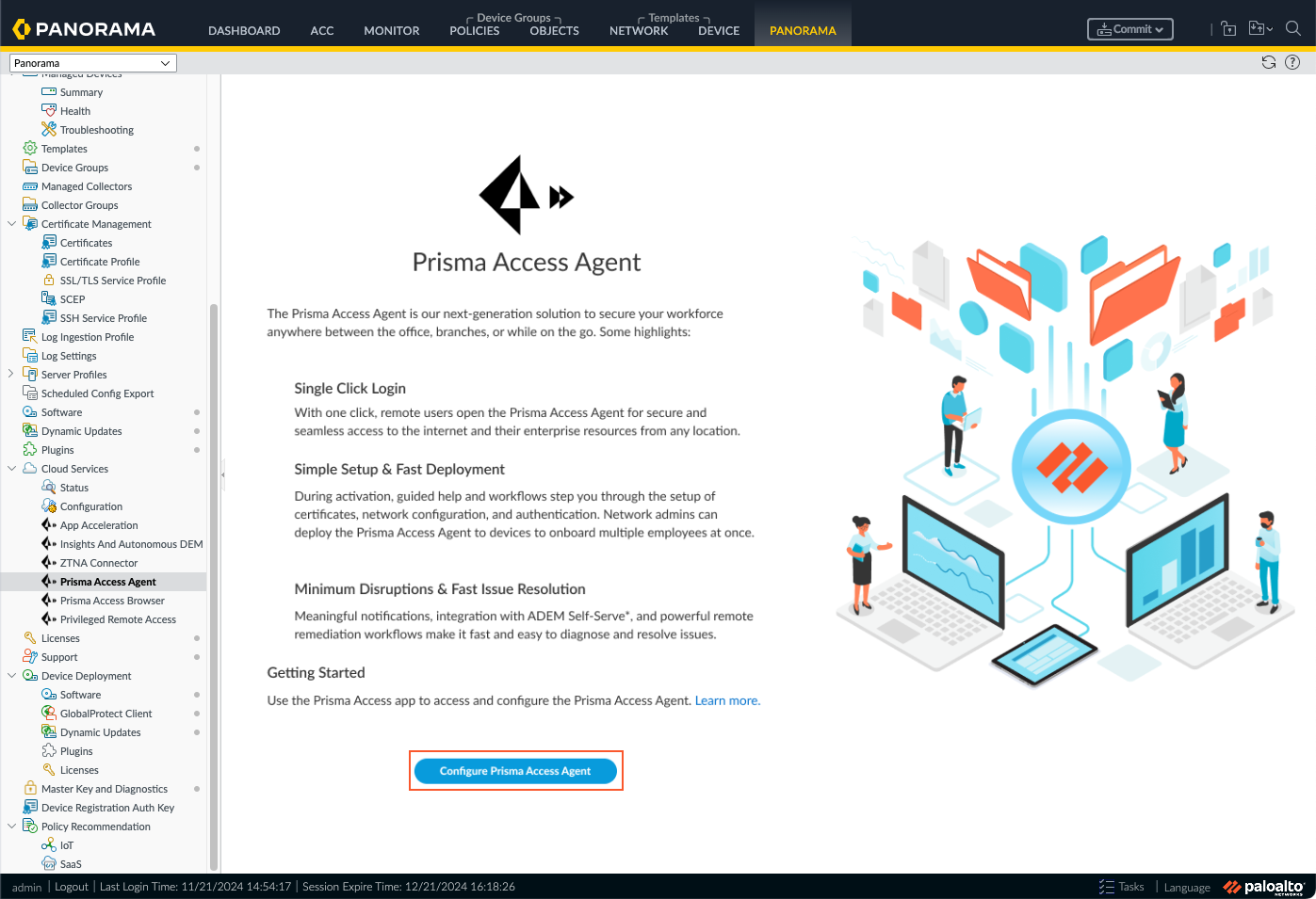 Set Up SAML Authentication With CIE (Prisma Access Deployment on Panorama)