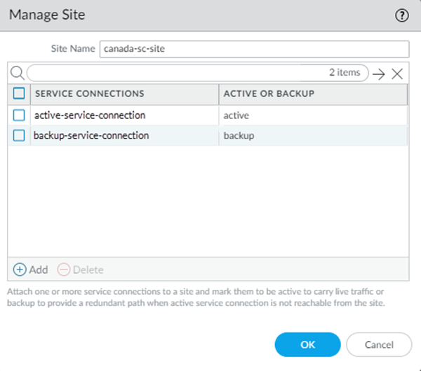Configure and Activate Service Connection Cloud Provider Redundancy for ...