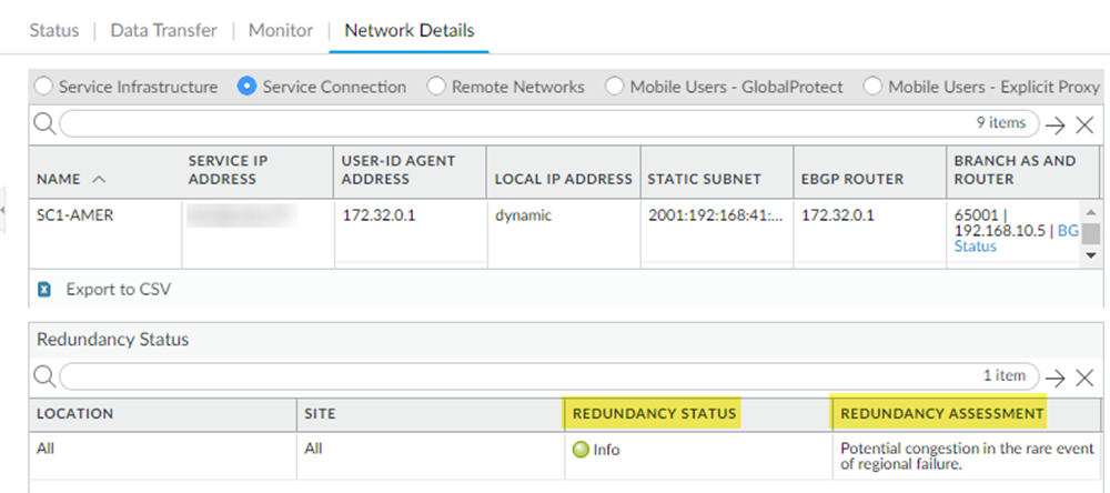 Configure and Activate Service Connection Cloud Provider Redundancy for ...