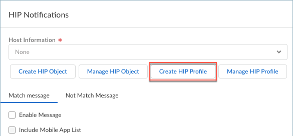 Create and Manage HIP Profiles for the Dynamic Privilege Access Prisma Access Agent